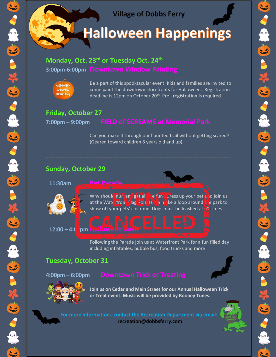 Updated Halloween Events | Village of Dobbs Ferry NY
